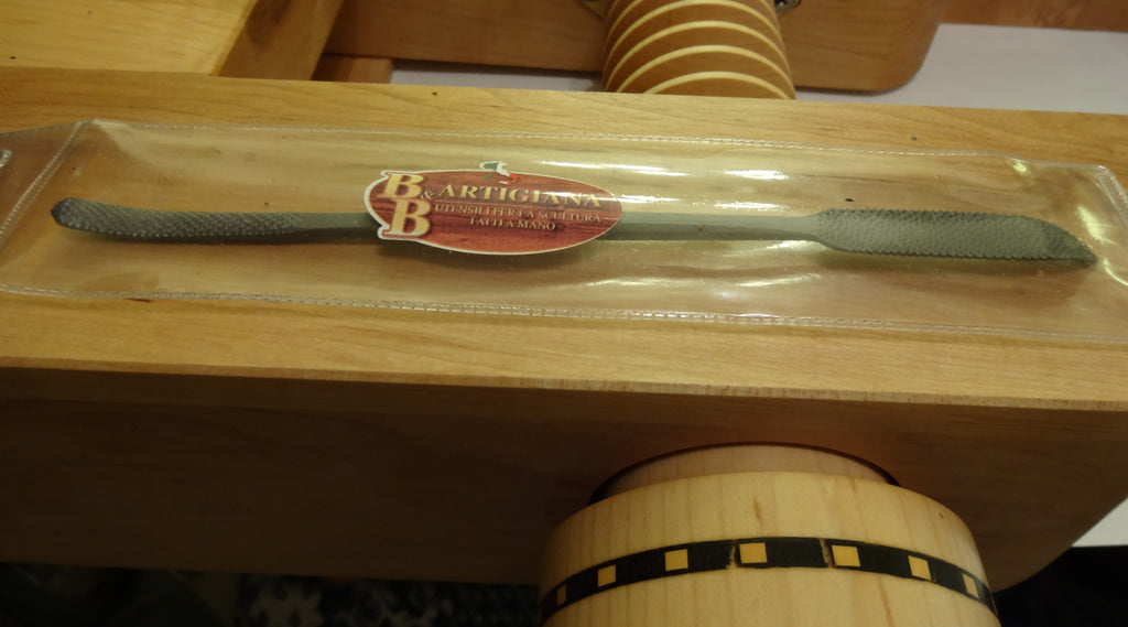 8" Hand Cut A5420P Riffler from B&B Artigiana – Northwest Passage Tools